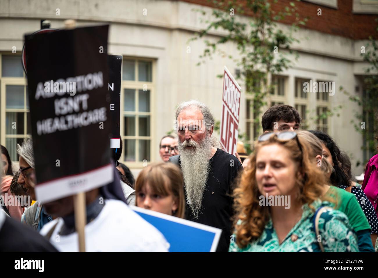 Pro Life March, London, England, UK, 7th September 2024 Stock Photo - Alamy