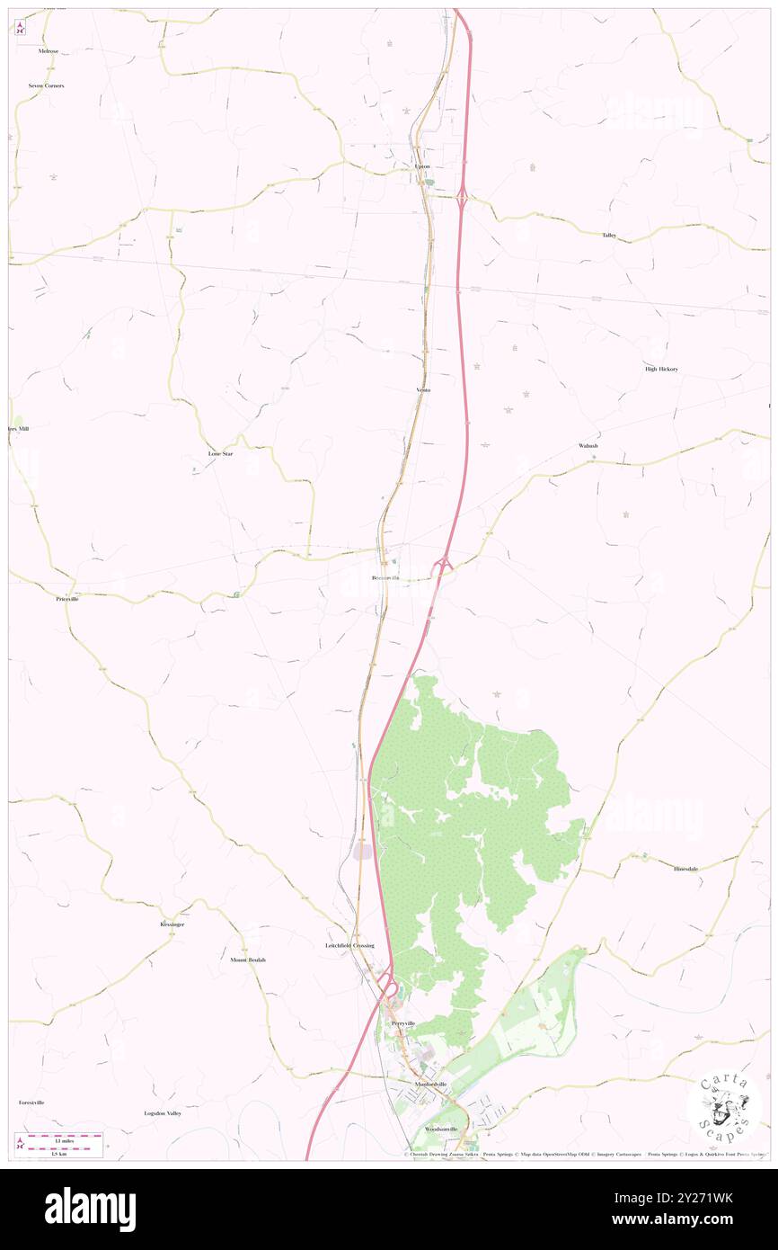Hart kentucky map hi-res stock photography and images - Alamy
