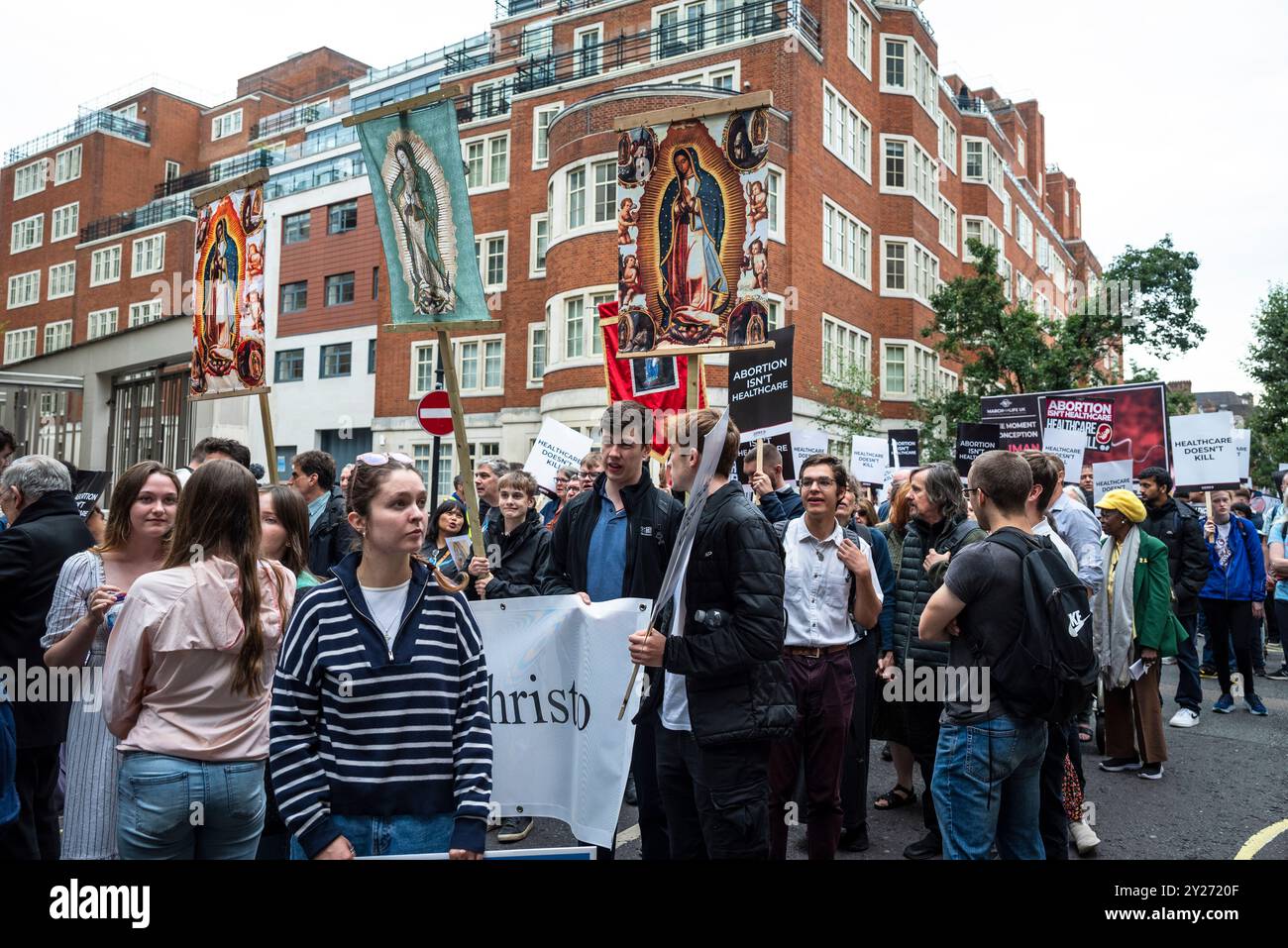 Pro Life March, London, England, UK, 7th September 2024 Stock Photo - Alamy