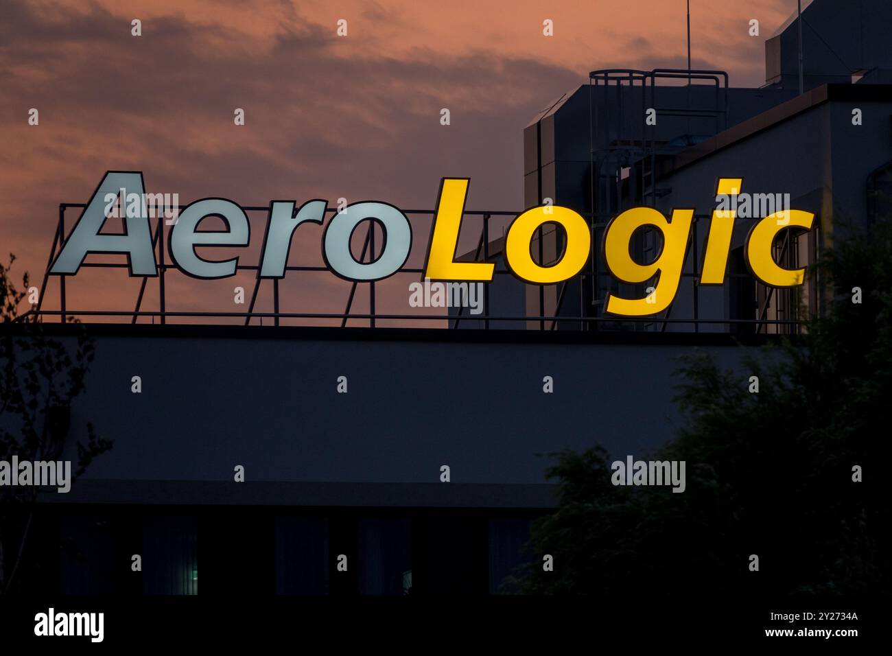 AeroLogic Logo Company Sign Brand Leipzig Germany Europe Stock Photo ...