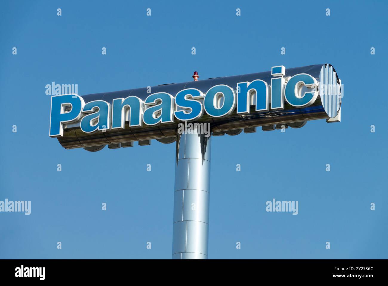 Panasonic Logo Company Sign Germany Europe Stock Photo - Alamy