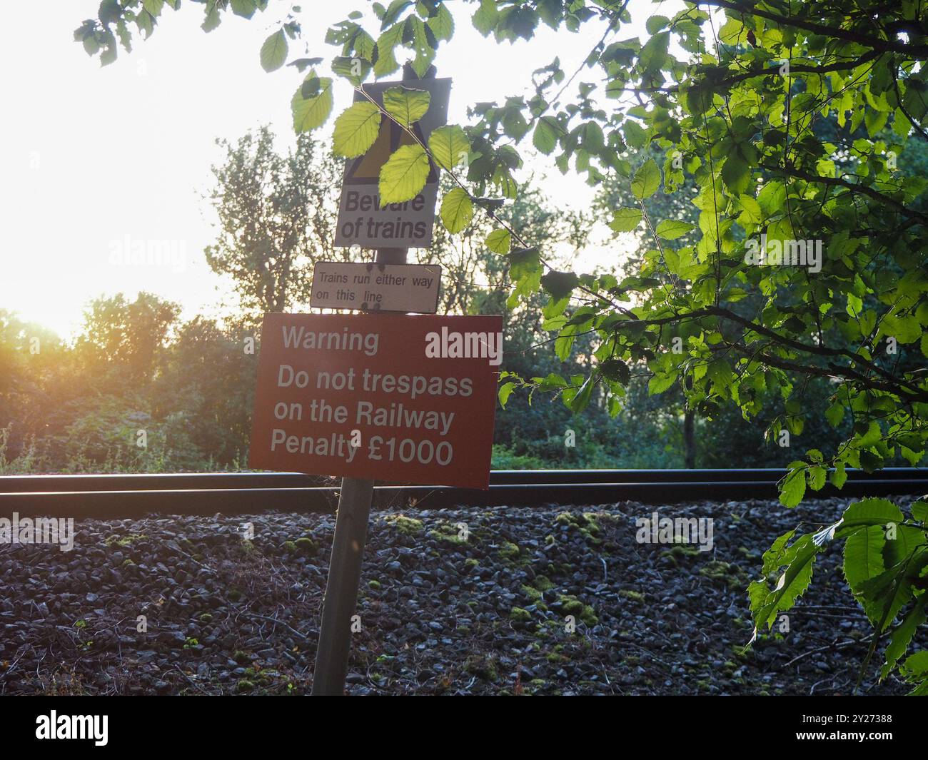 Pedestrian Railway Level Crossing, Essex, UK Stock Photo - Alamy