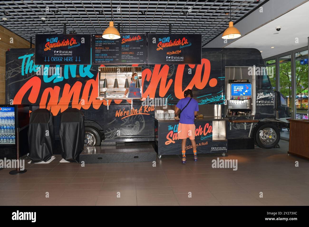 Nevada USA September 5, 2021 The Linq Sandwich Co. is a food truck ...