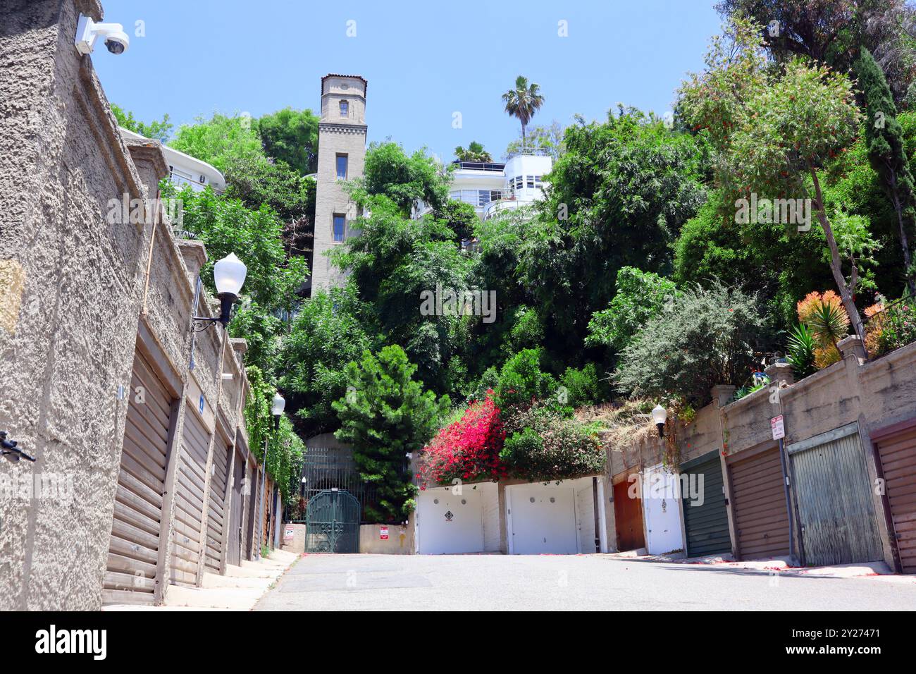 Hollywood (Los Angeles), California: High Tower Elevator, located in ...
