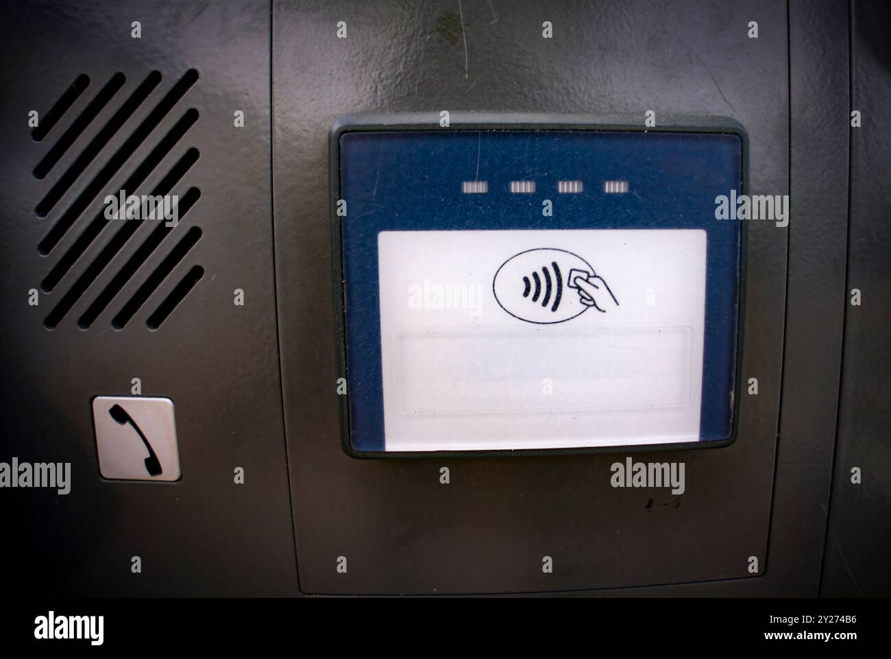 Wave symbol for contactless payment option without person Stock Photo ...