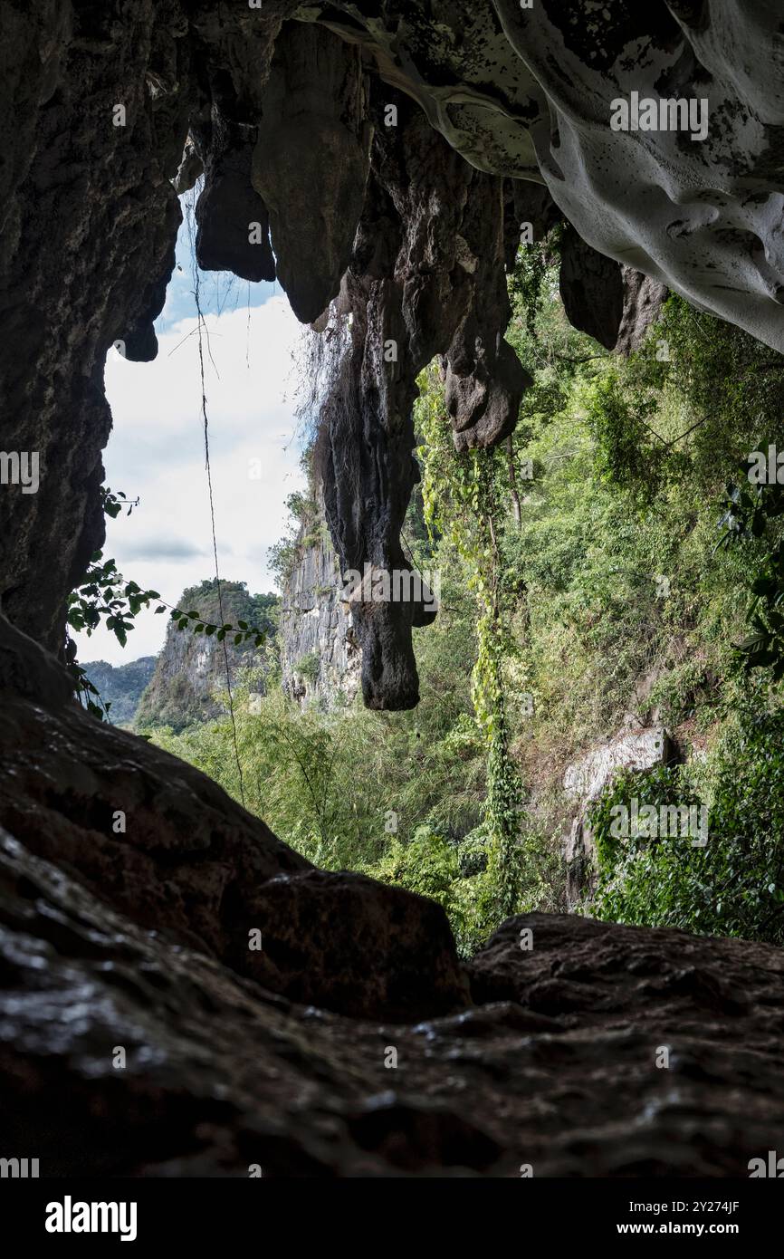 Leang Leang archeological park, Maros, Makassar, South Sulawesi ...