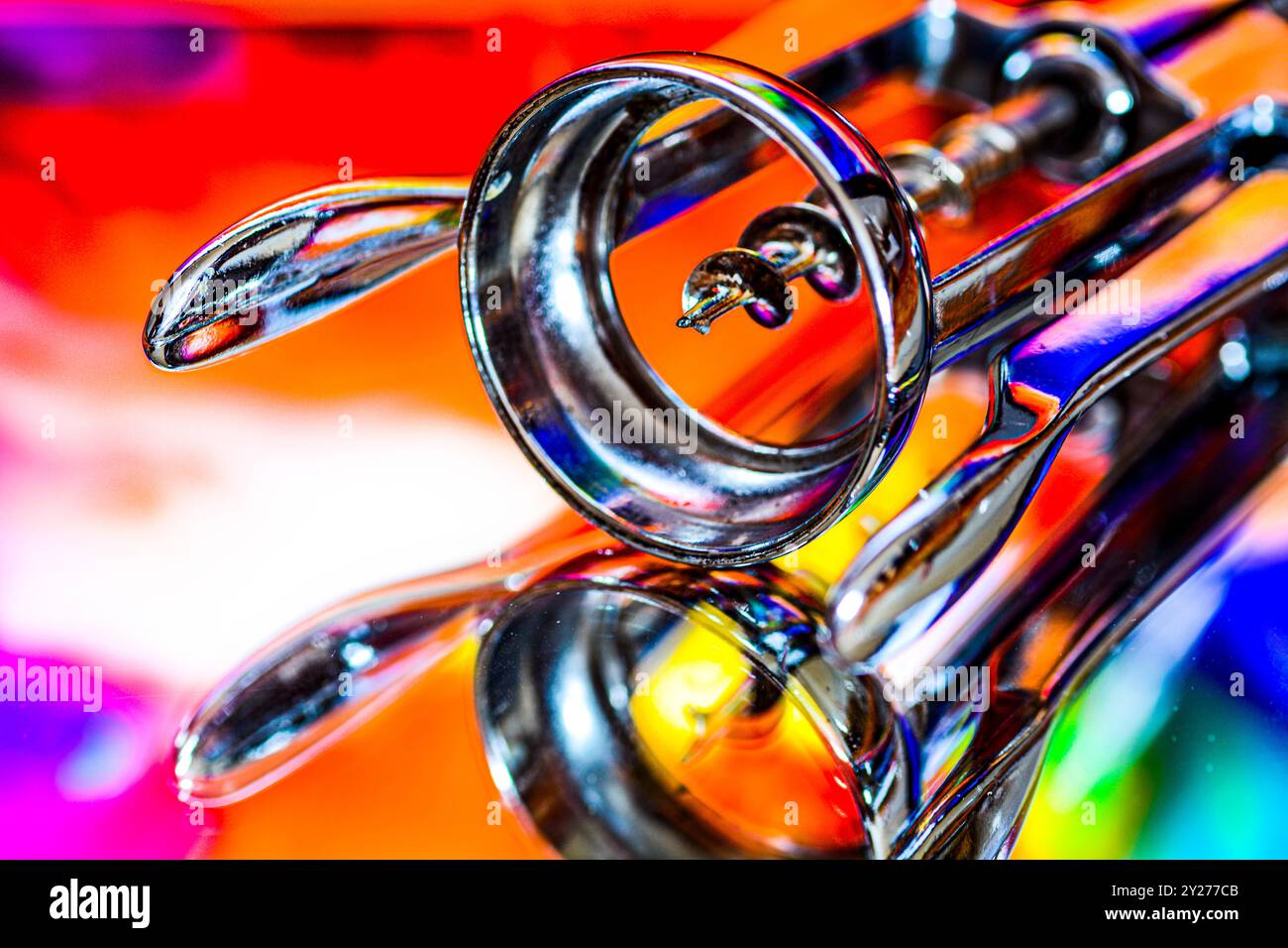 Concept photo of a cork screw Stock Photo - Alamy