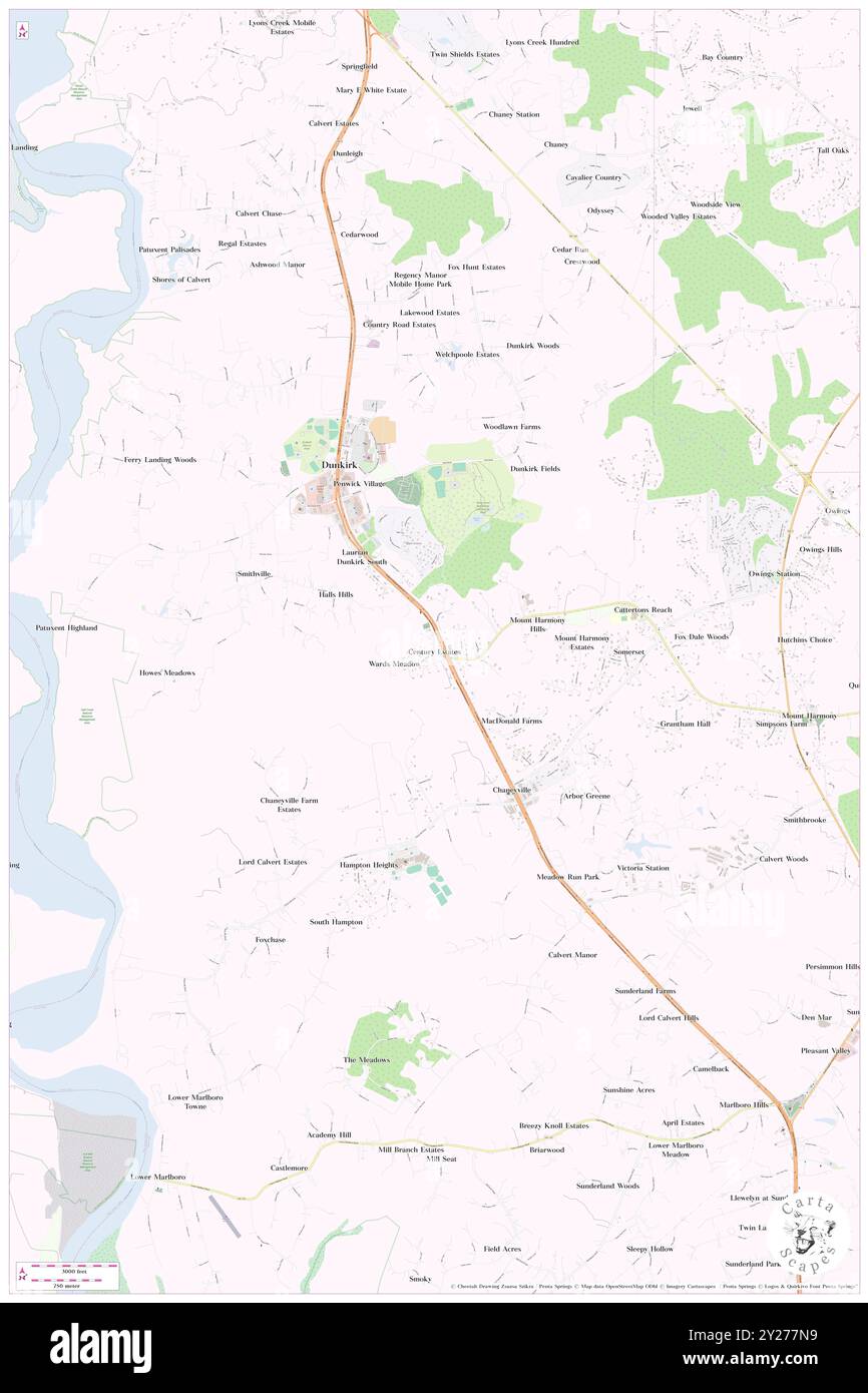 Century Estates, Calvert County, US, United States, Maryland, N 38 42 ...