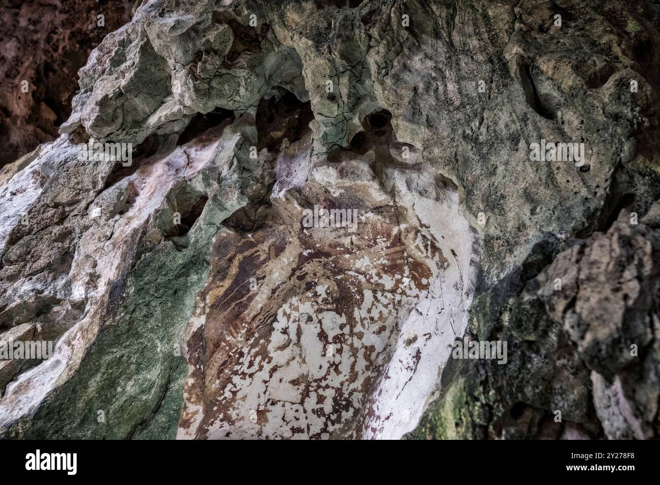 Leang Leang archeological park, Maros, Makassar, South Sulawesi ...