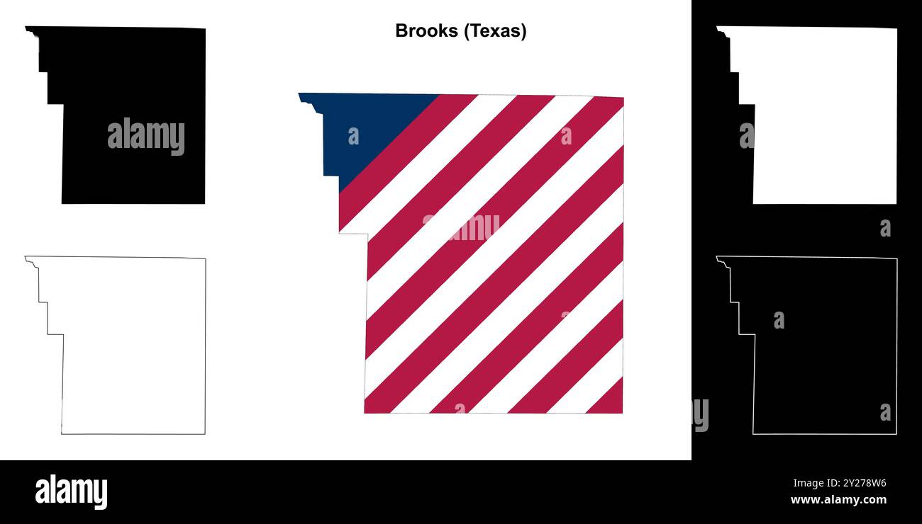 Brooks vector map hi-res stock photography and images - Alamy