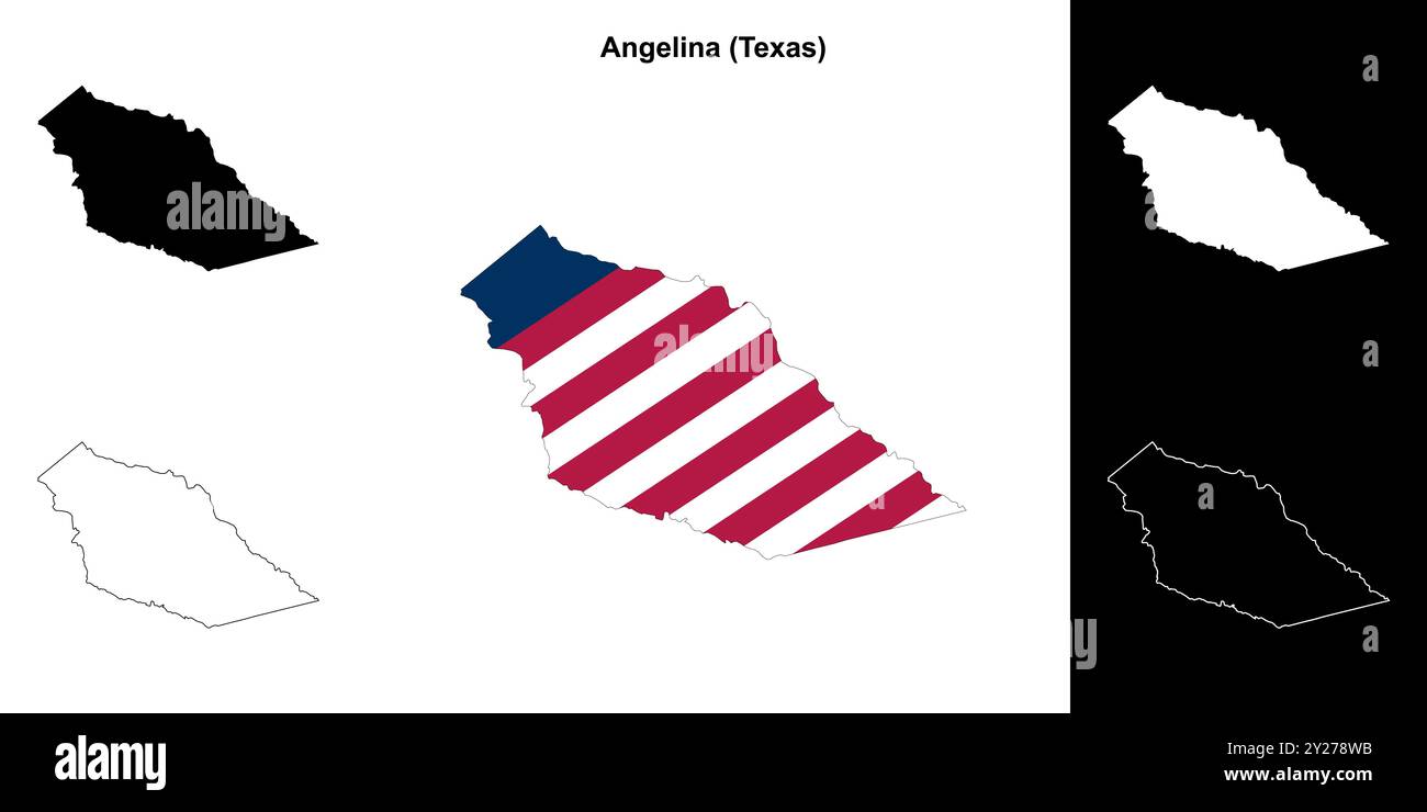 Blank angelina map hi-res stock photography and images - Alamy