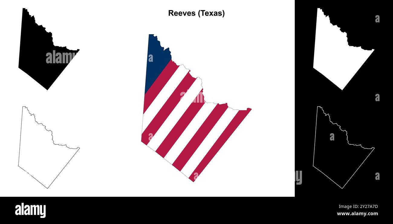 Map of reeves hi-res stock photography and images - Alamy