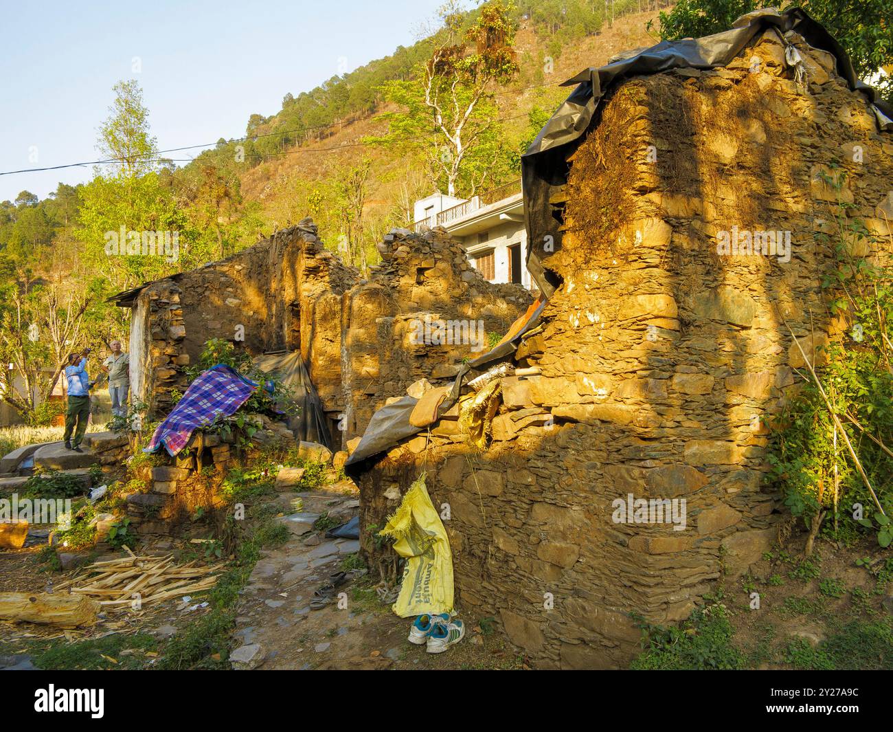 The ruins of the pundit's house described by Jim Corbett on the book ...