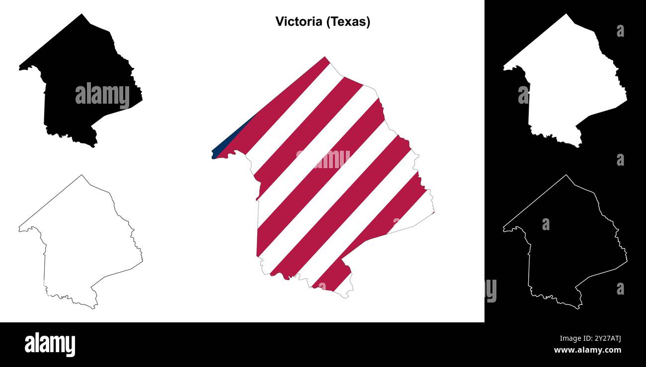 Blank victoria map hi-res stock photography and images - Alamy