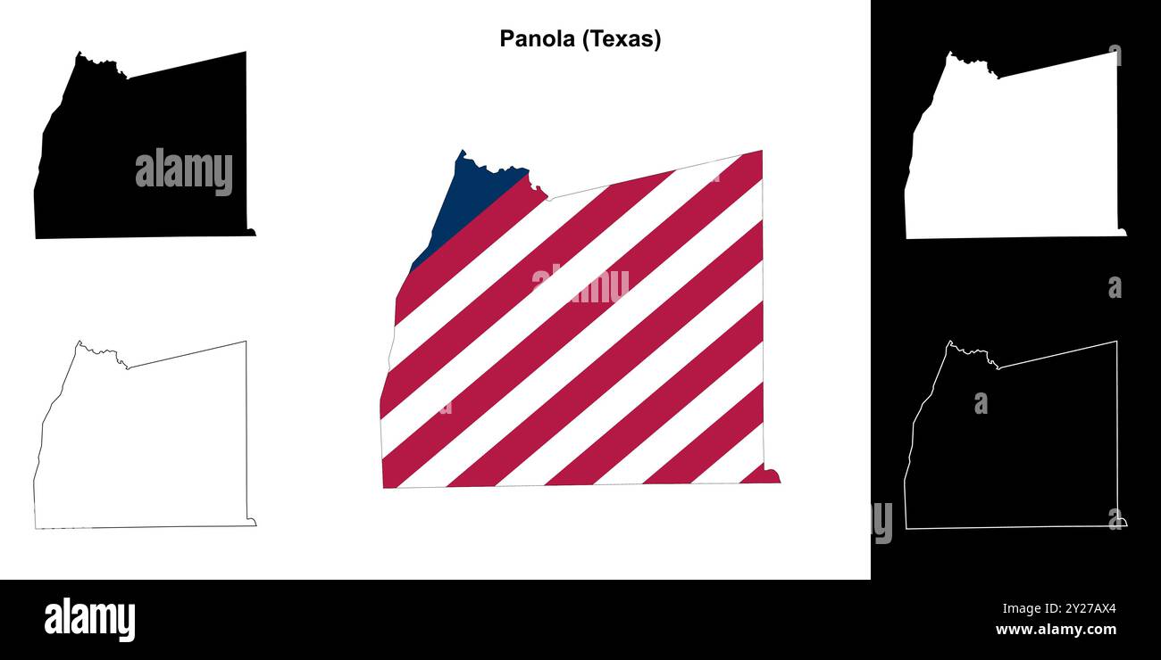 Blank panola map hi-res stock photography and images - Alamy