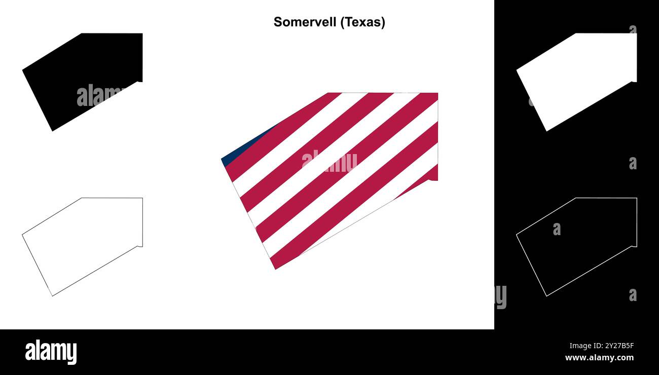 Map of somervell hi-res stock photography and images - Alamy