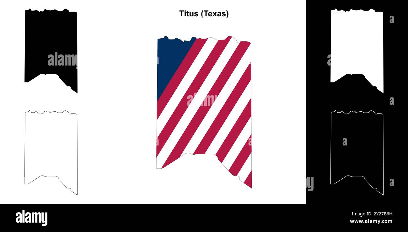 Map of titus hi-res stock photography and images - Alamy