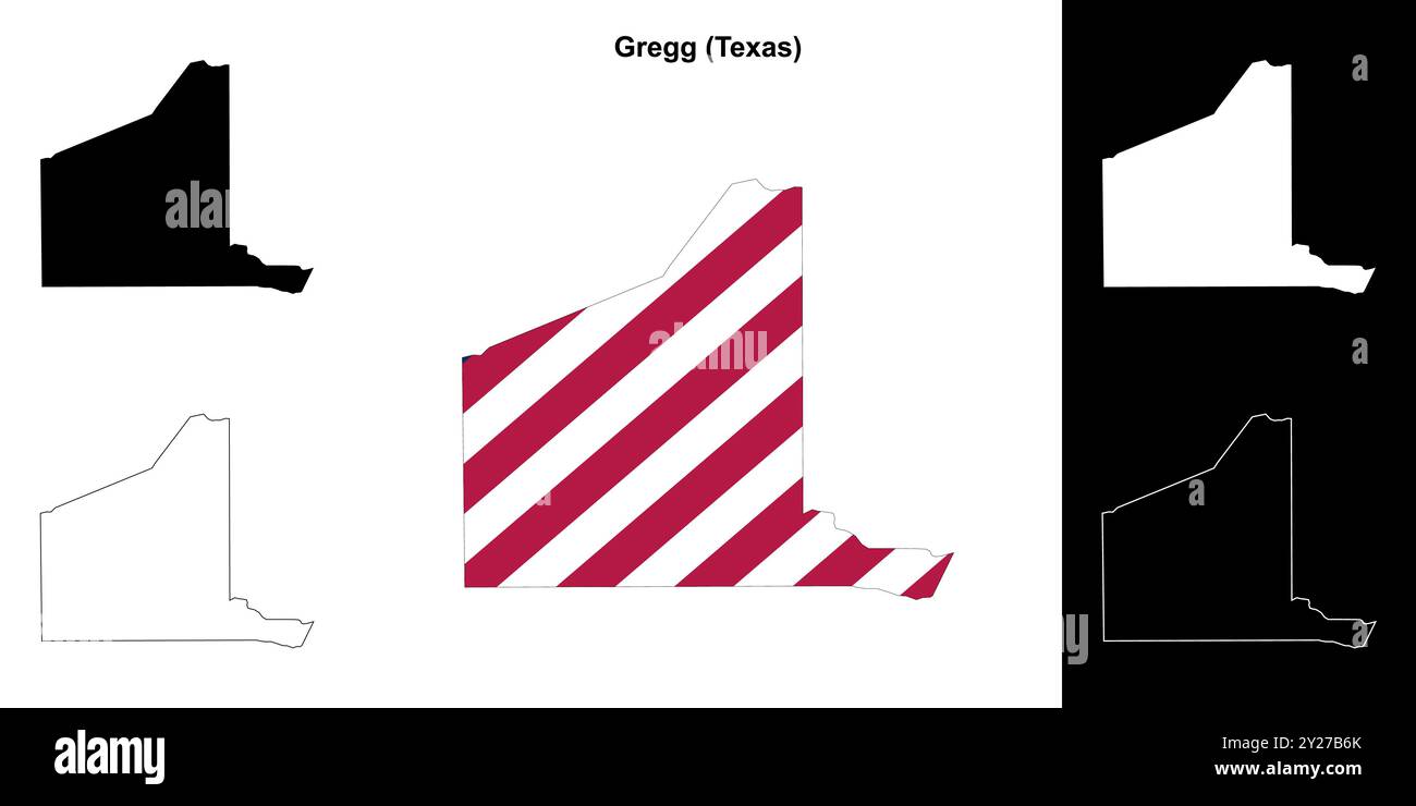 Blank gregg map hi-res stock photography and images - Alamy