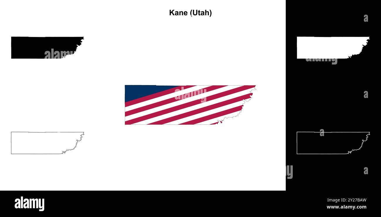 Blank kane map hi-res stock photography and images - Alamy