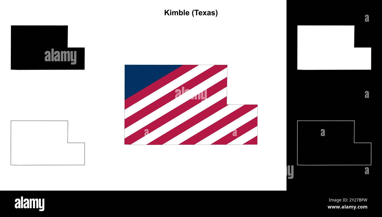 Kimble vector map hi-res stock photography and images - Alamy