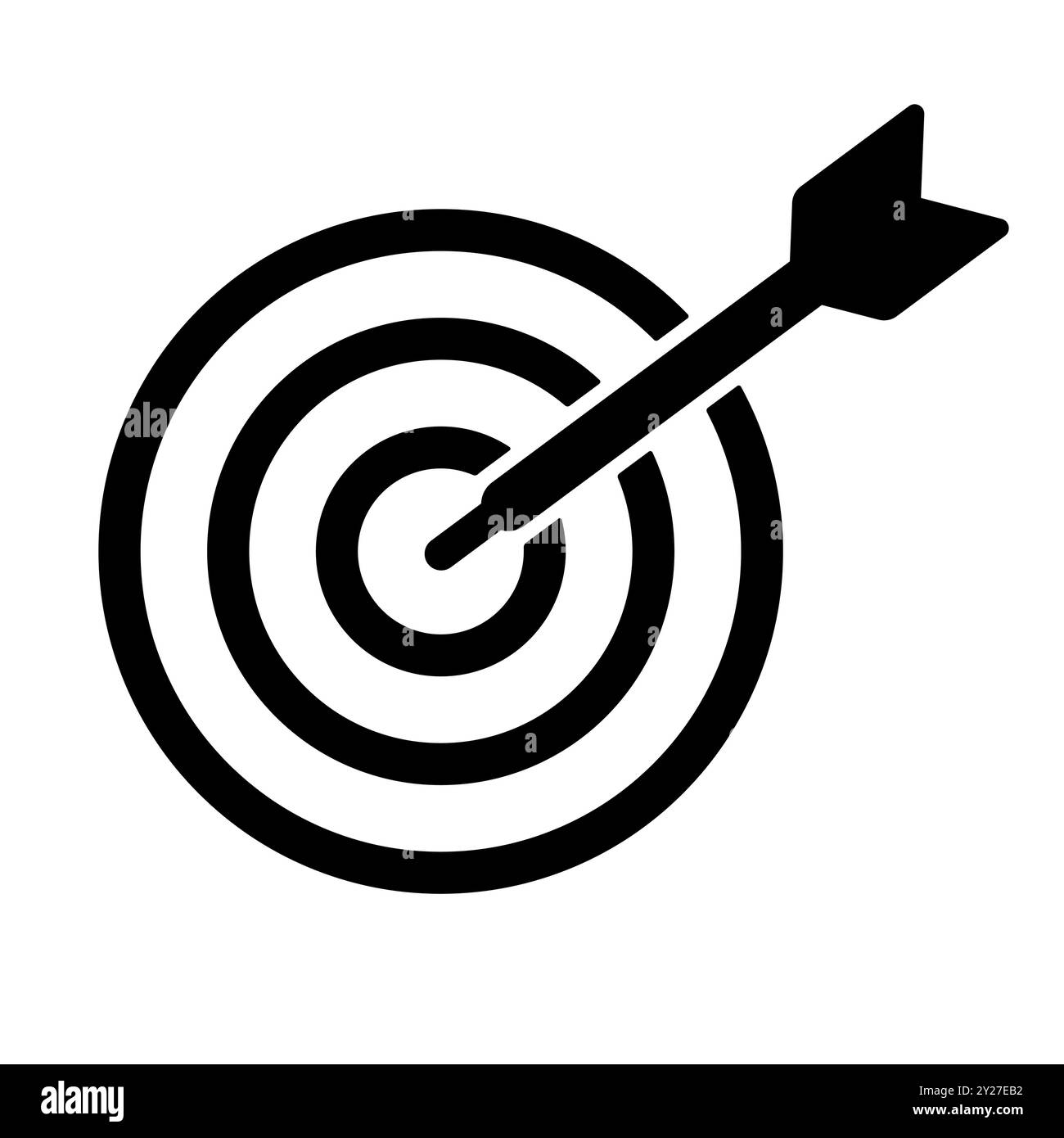 Illustration of an abstract target icon Stock Vector Image & Art - Alamy