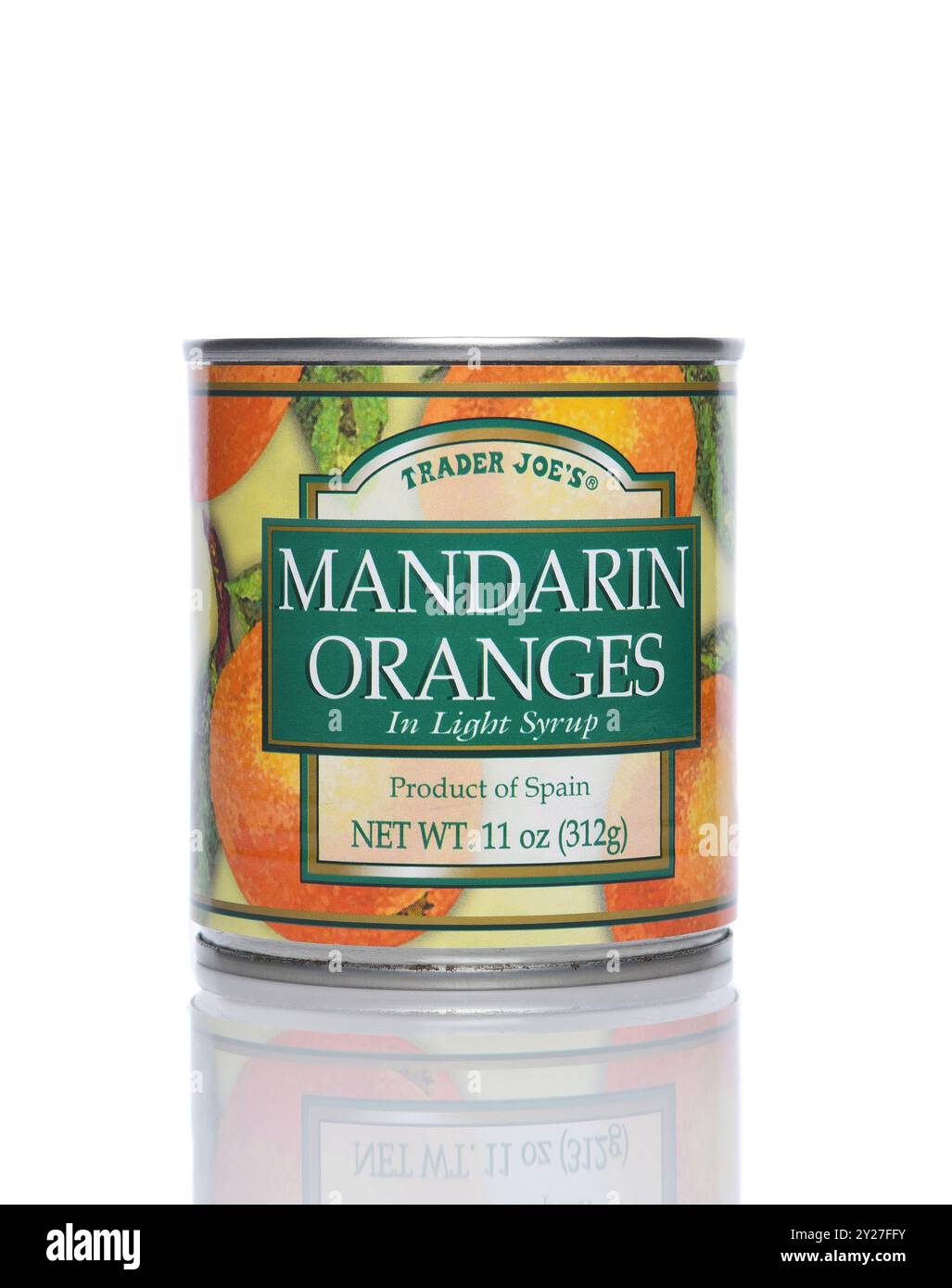 IRVINE, CALIFORNIA - 6 SEPT 2024: A can of Trader Joes Mandarin Oranges ...
