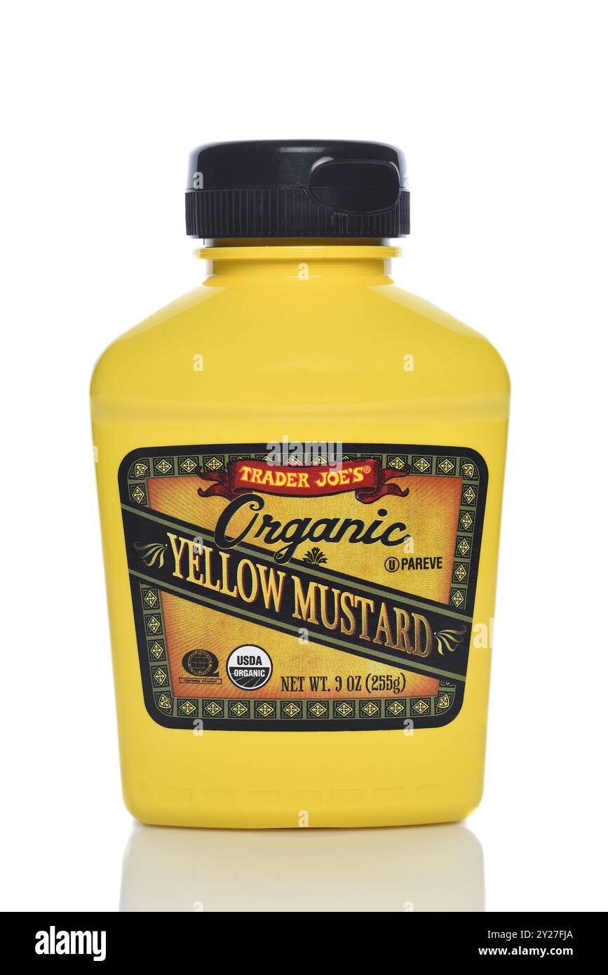 IRVINE, CALIFORNIA - 6 SEPT 2024: A bottle of Trader Joes Organic ...