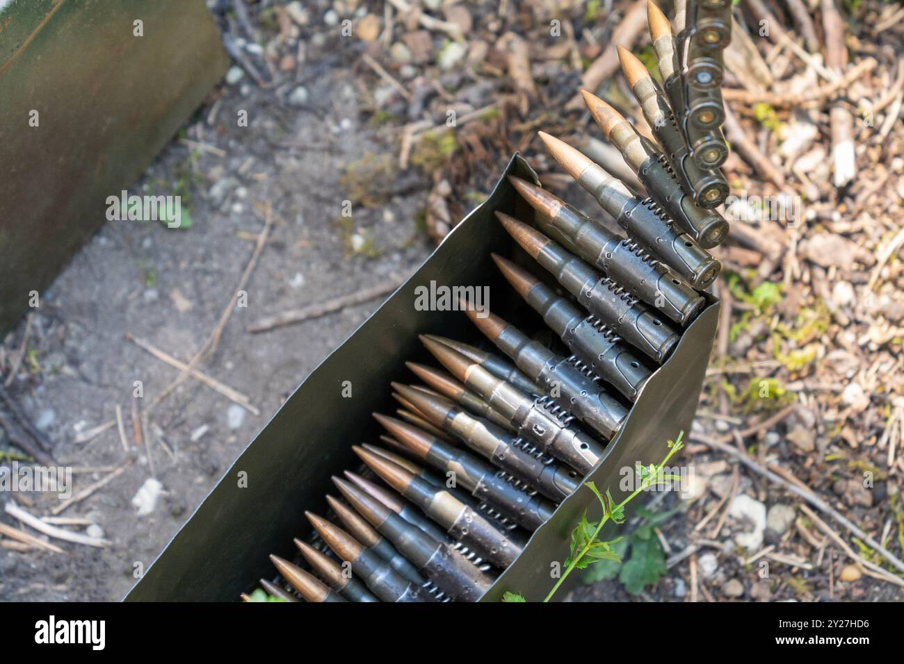 Machine gun bullets in hi-res stock photography and images - Alamy