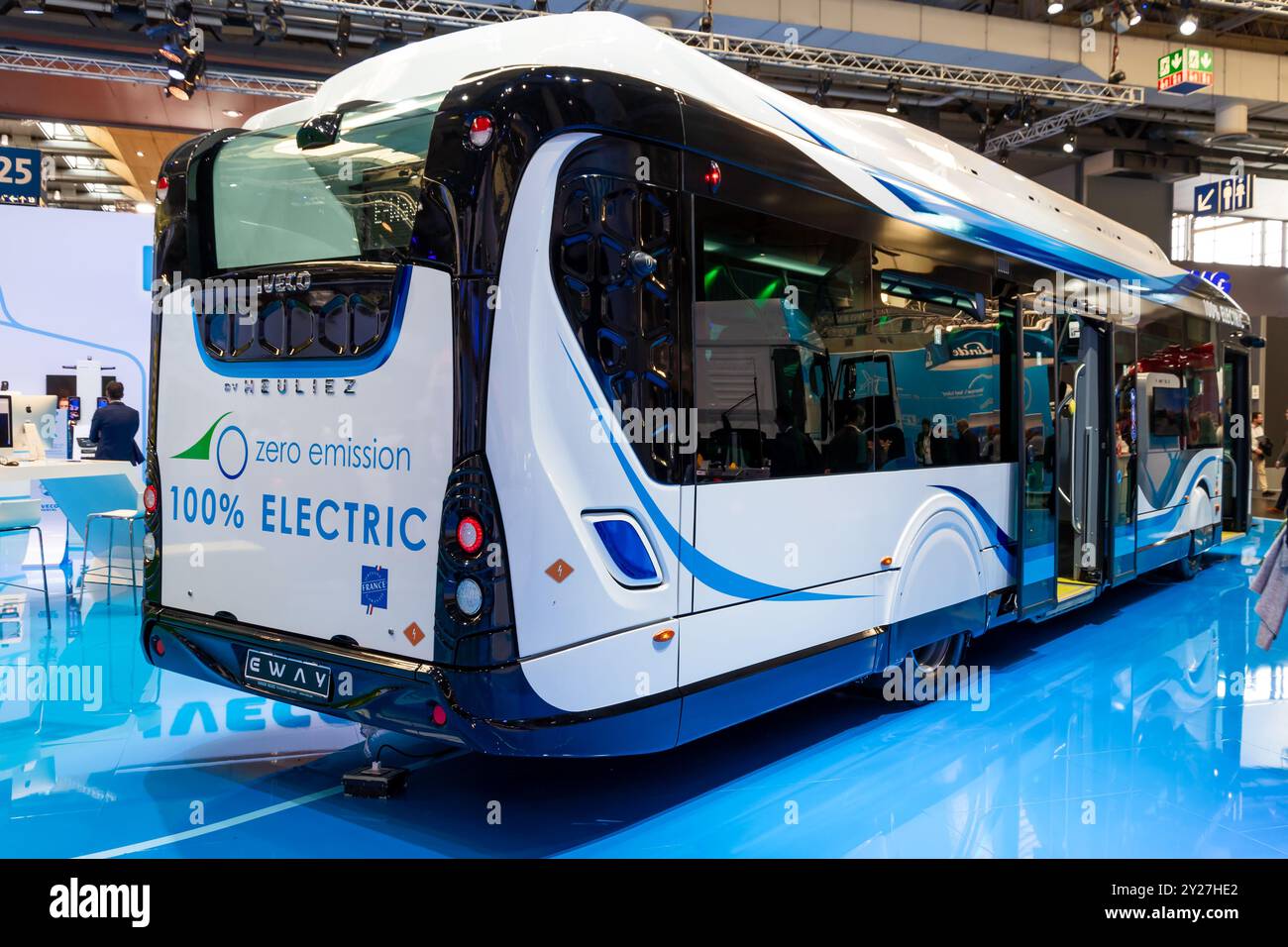 Iveco E-Way electric bus at the International Motor Show for Commercial ...