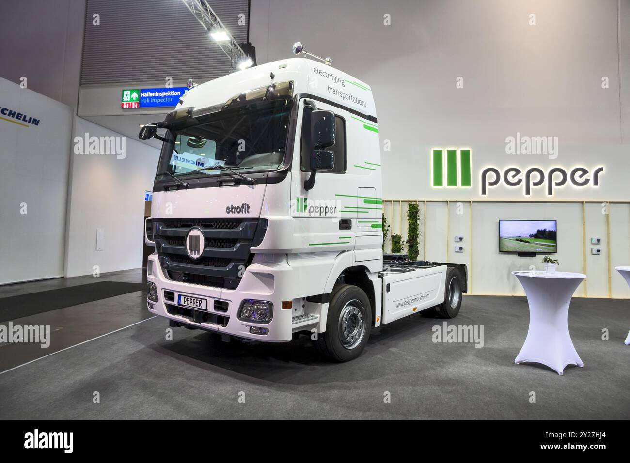 Pepper Motion electrified truck at the International Motor Show for ...