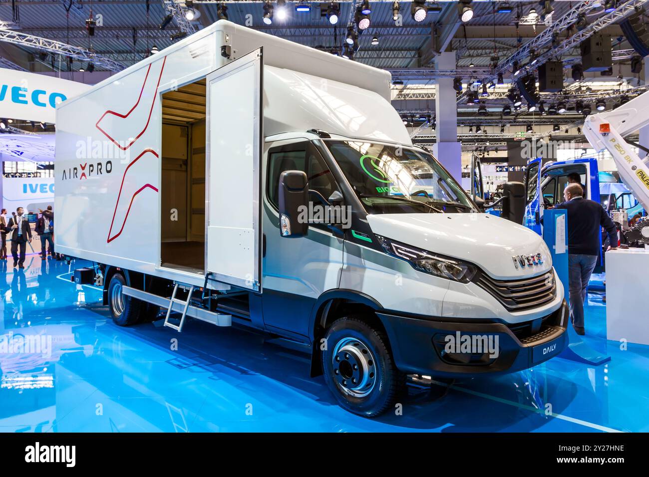 Iveco Daily CNG BIO van at the International Motor Show for Commercial ...