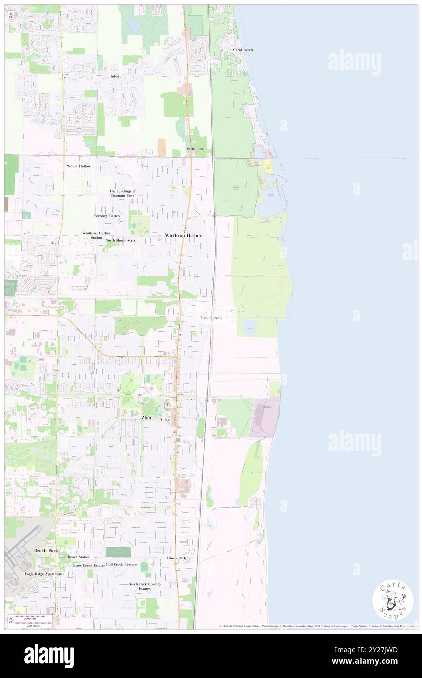Camp Logan, Lake County, US, United States, Illinois, N 42 27' 51'', S ...