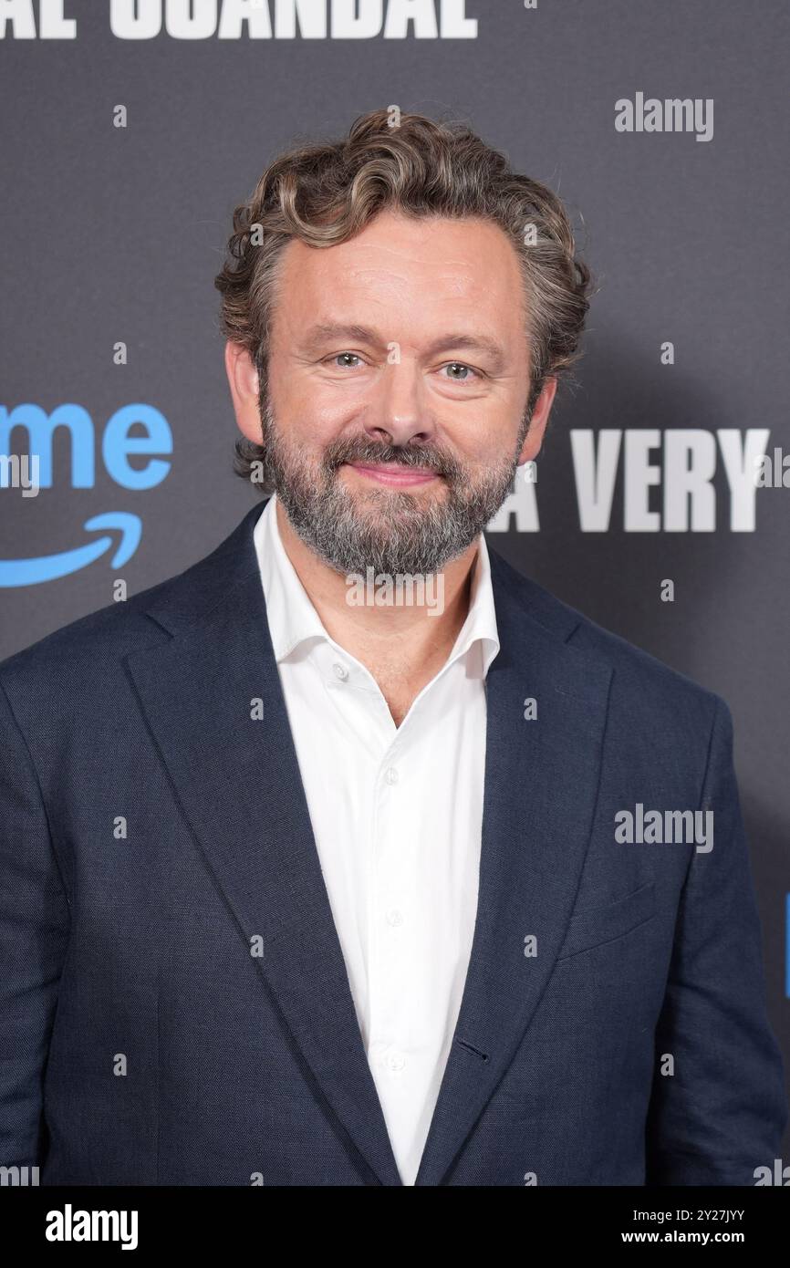 Michael Sheen attending the UK special screening for Prime Video's A Very Royal Scandal, at Ham ...
