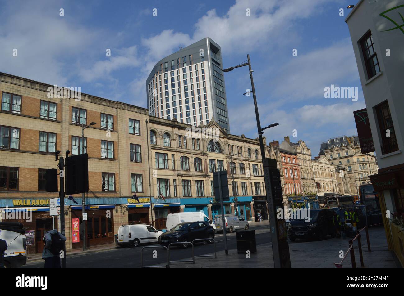 St Mary Street, with a high-rise from the new Central Square ...