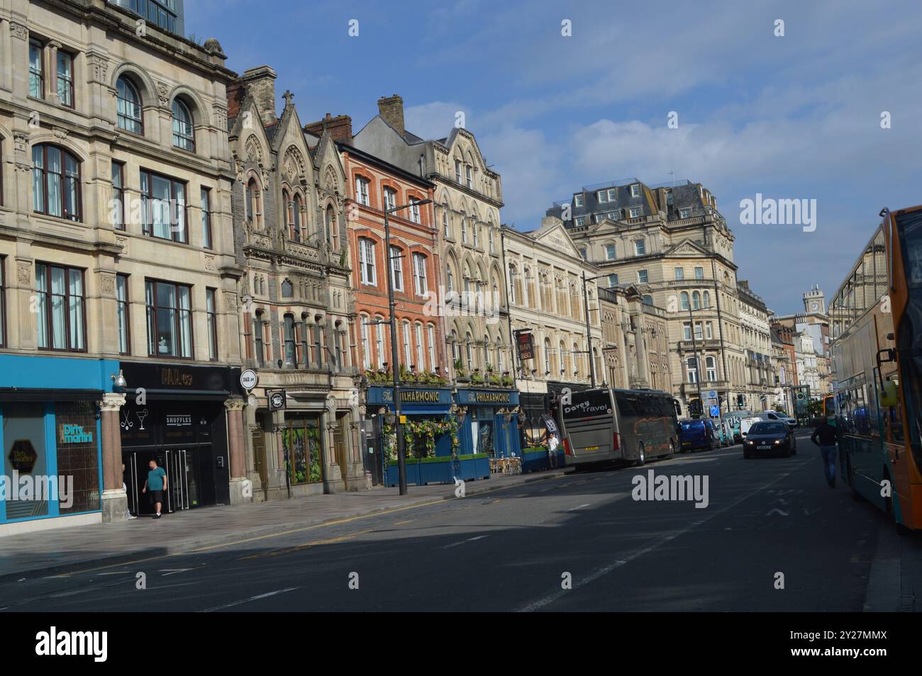 St Mary Street in Cardiff, Wales, United Kingdom. 18th July 2024 Stock Photo - Alamy