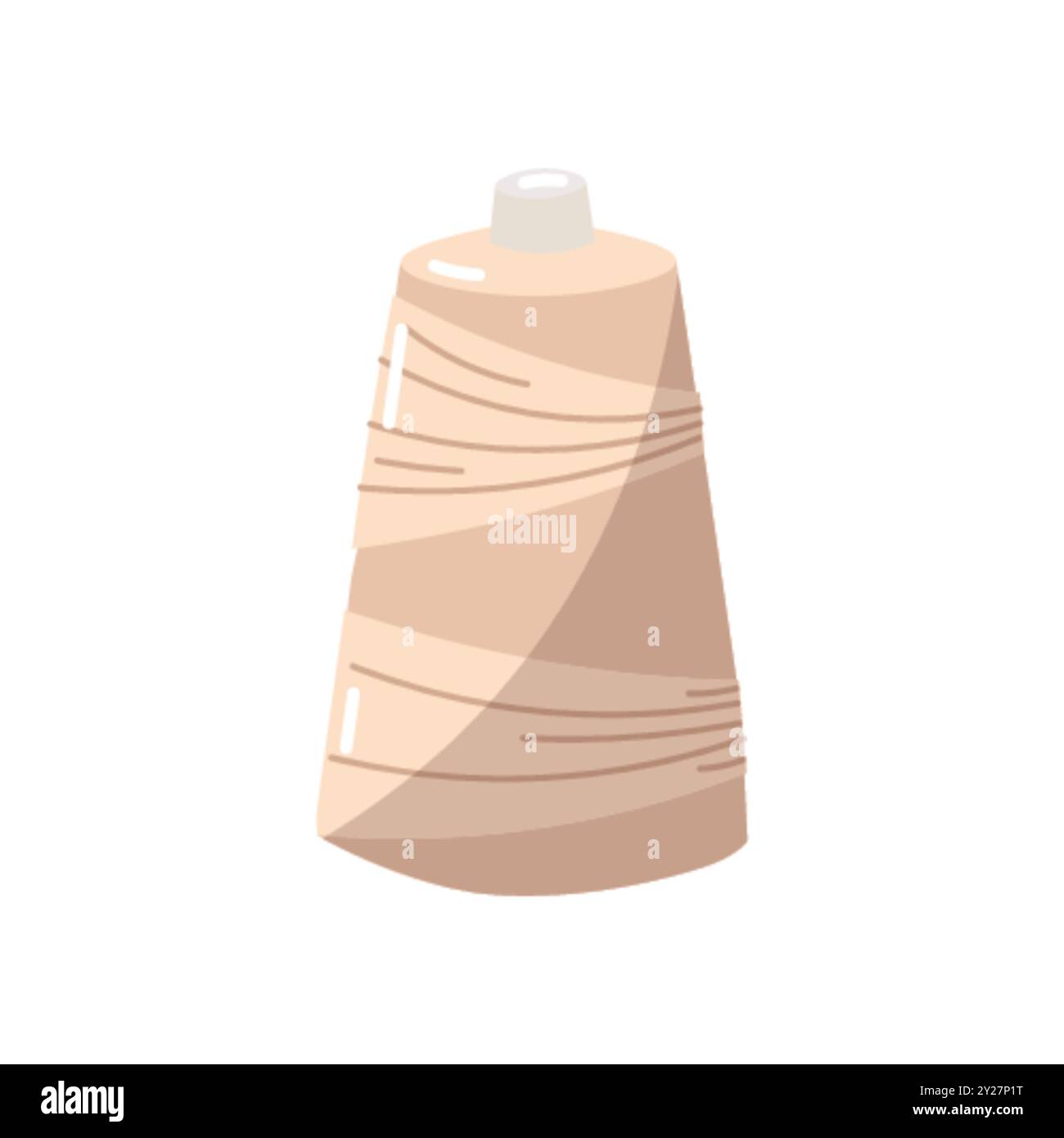 illustration of spool with threads on white Stock Vector Image & Art ...