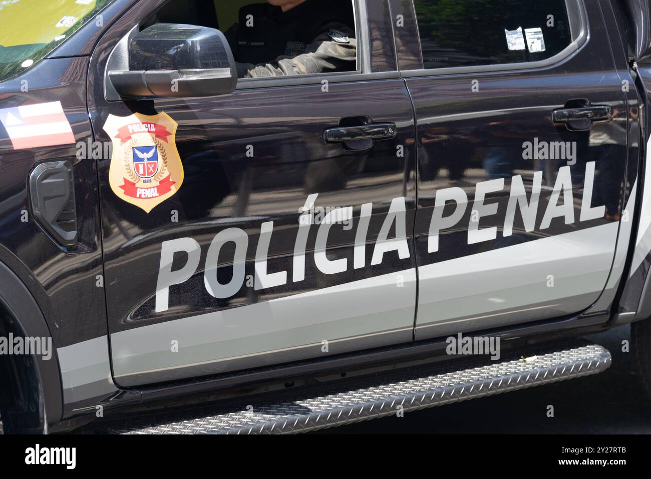 Salvador, Bahia, Brazil - September 07, 2024: A military penal police ...