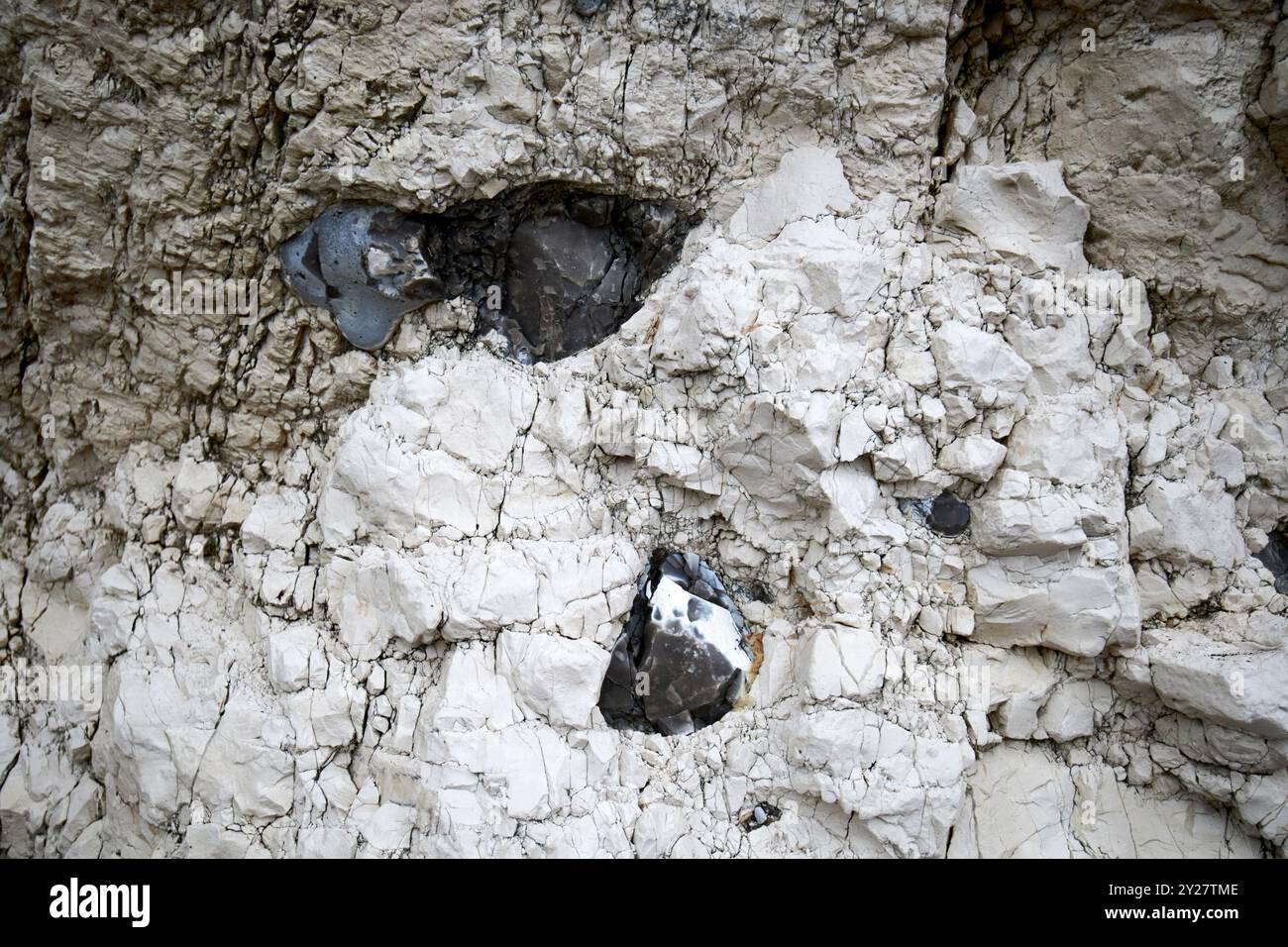 flint nodules in ulster white limestone forrmation on the north antrim ...