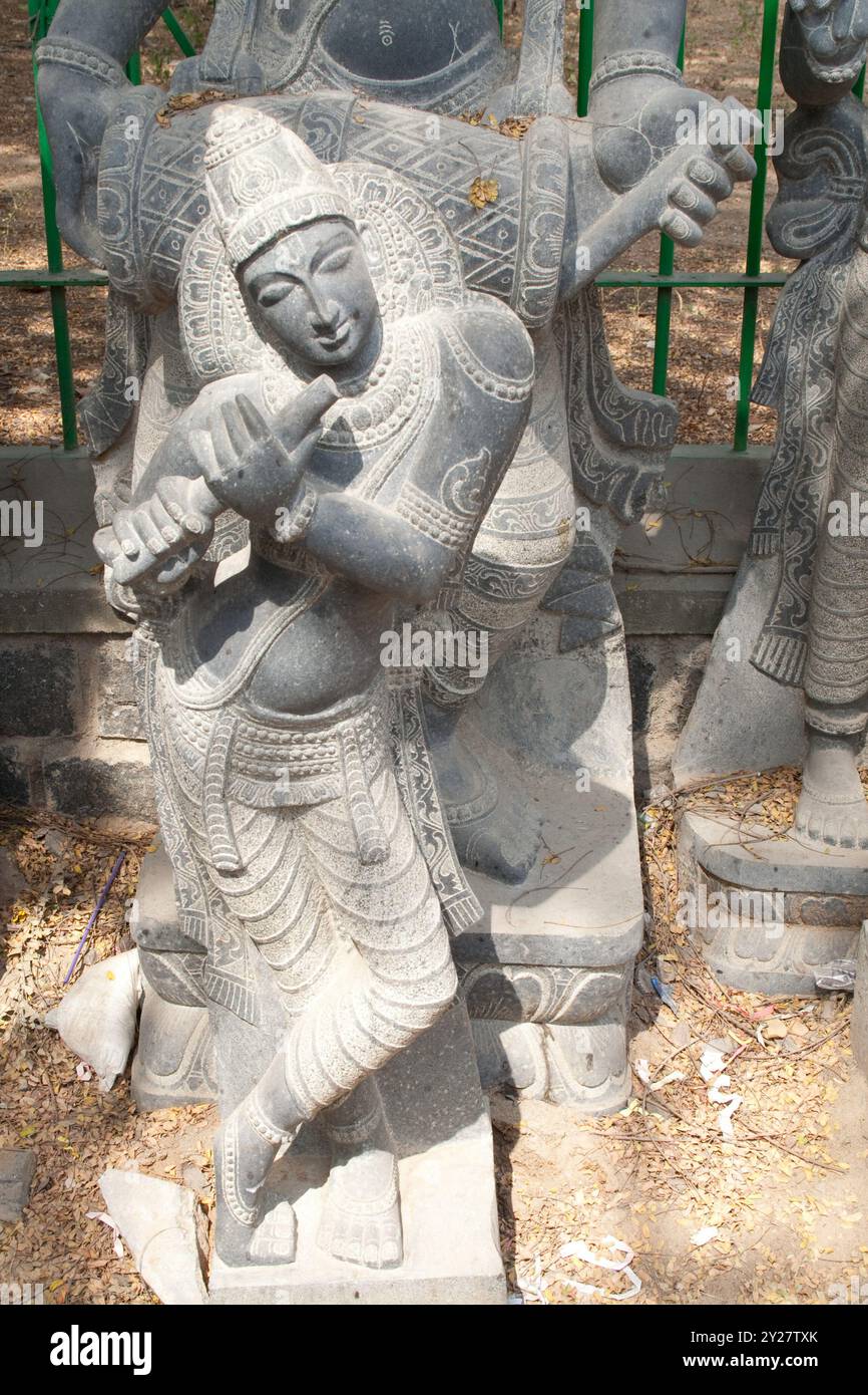 Rock carver's display; Celestial guardian; celestial dancer ...
