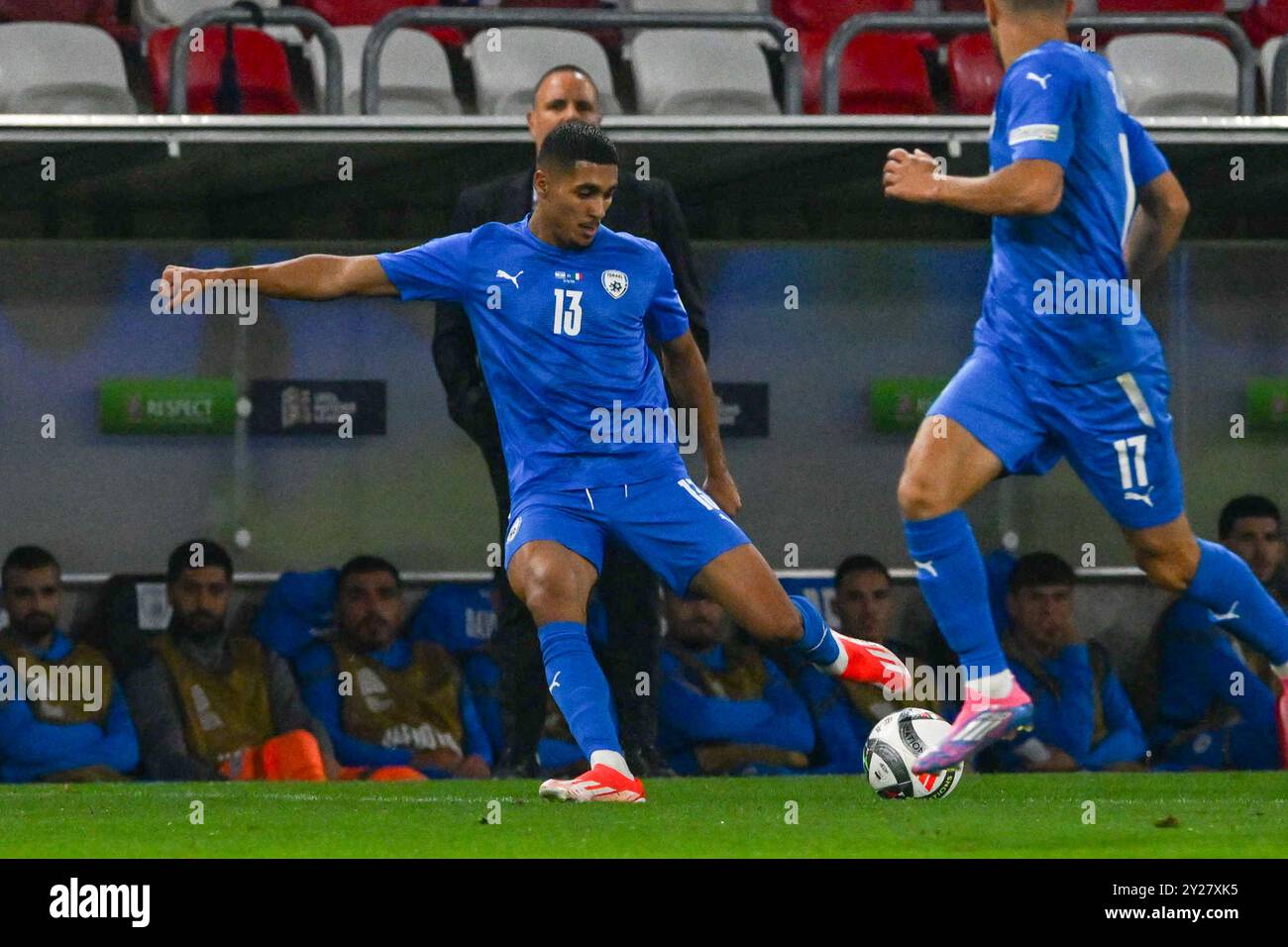 Anan Khalaili (Israel) during the UEFA Nations League match between ...