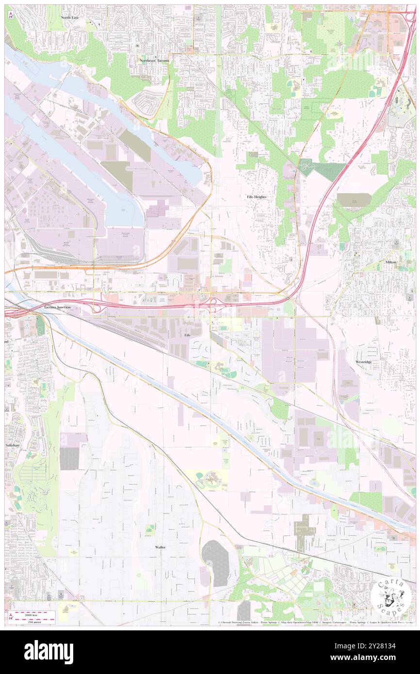 Fife, Pierce County, US, United States, Washington, N 47 14' 21'', S ...