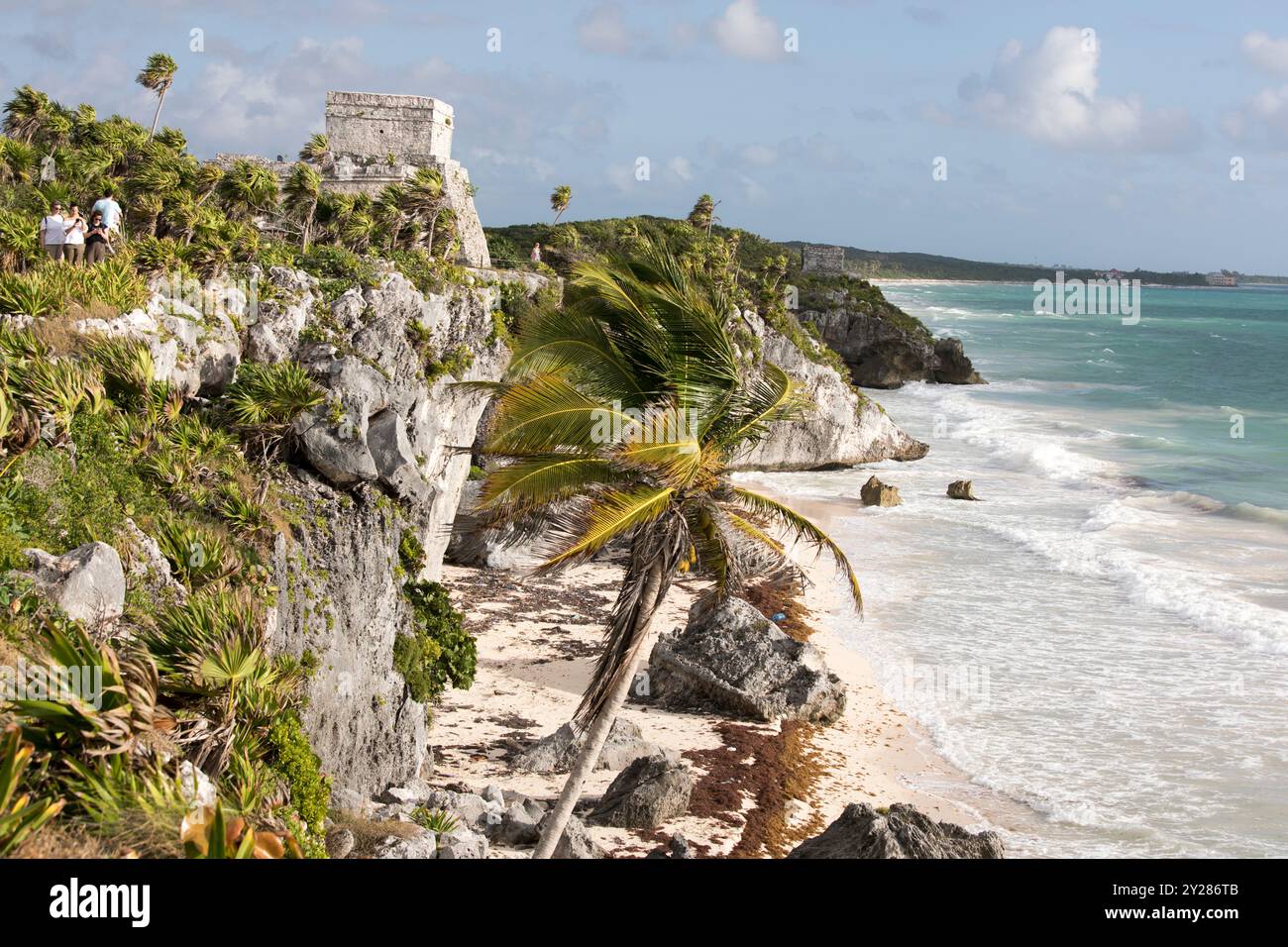 Tulum, Mexico - January 3, 2023: view of ruins of Tulum Stock Photo - Alamy