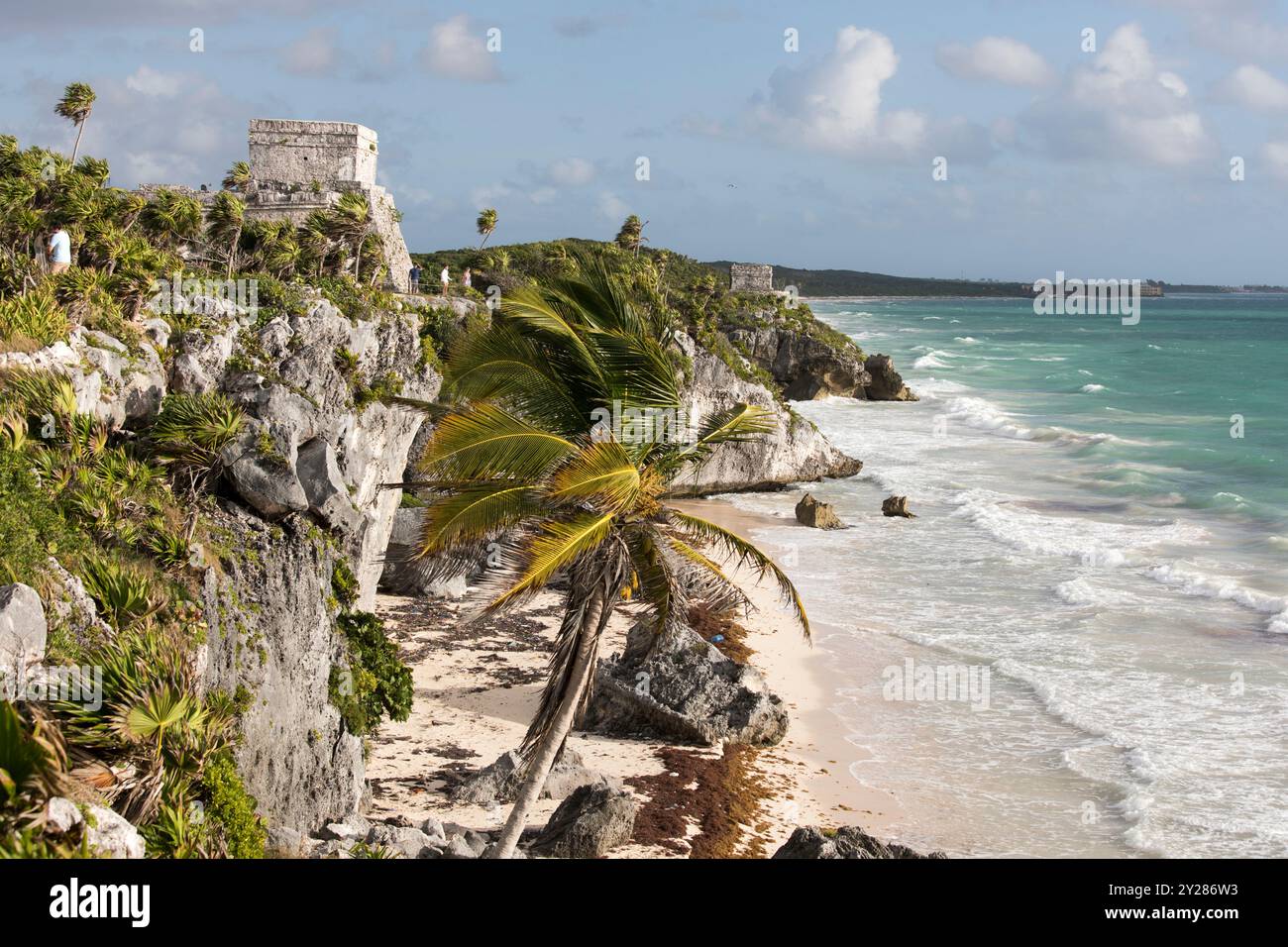 Tulum, Mexico - January 3, 2023: view of ruins of Tulum Stock Photo - Alamy