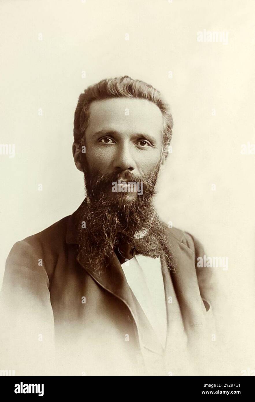 1892 c, Chicago , USA : The italian university professor, physicist and ...