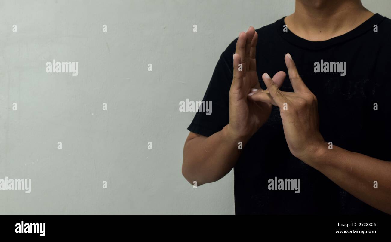 Asl word hi-res stock photography and images - Alamy