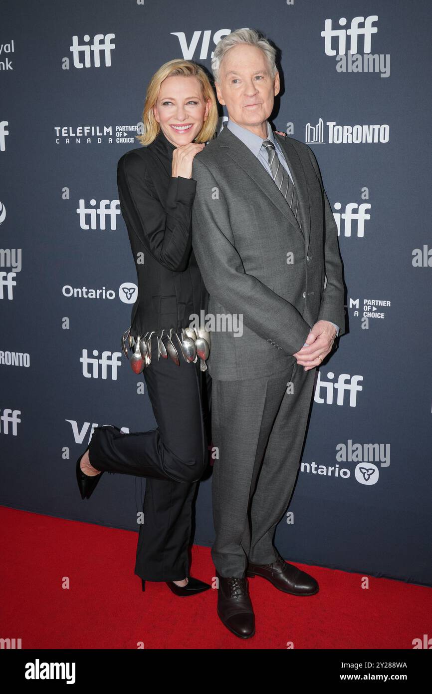 Toronto, Canada. 09th Sep, 2024. Cate Blanchett and Kevin Kline attend ...