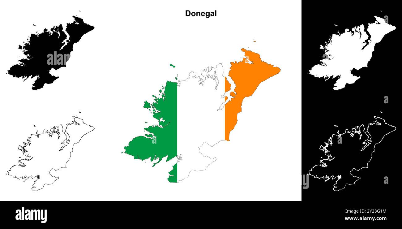 Map of donegal hi-res stock photography and images - Alamy