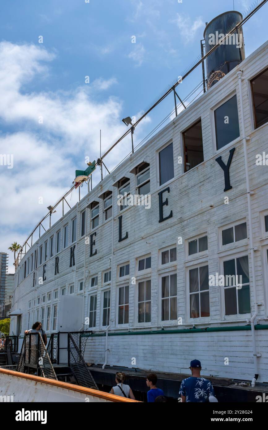 Exterior of The Berkeley historic steam ferry from San Francisco Bay ...