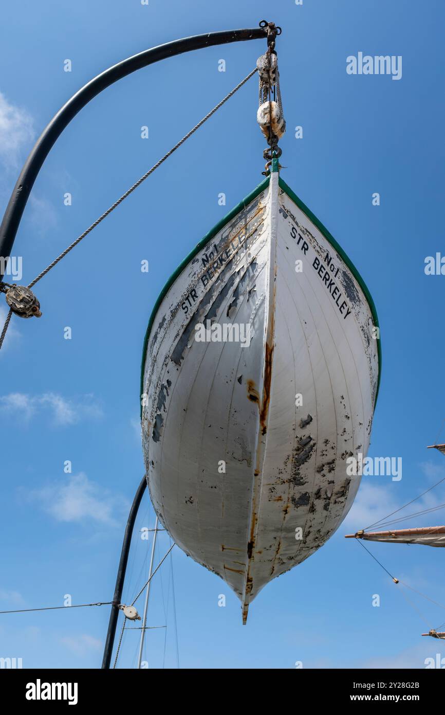 Lifeboat of The Berkeley historic steam ferry from San Francisco Bay ...