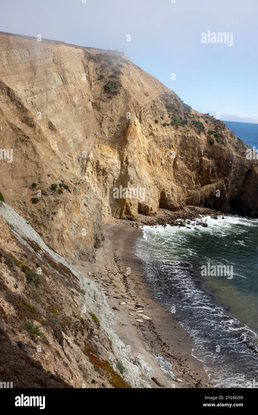 Point Reyes National Seashore is in Marin County on the Pacific coast ...